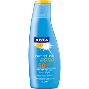 Protetor Solar Light Feeling FPS 50 Nivea 200ml