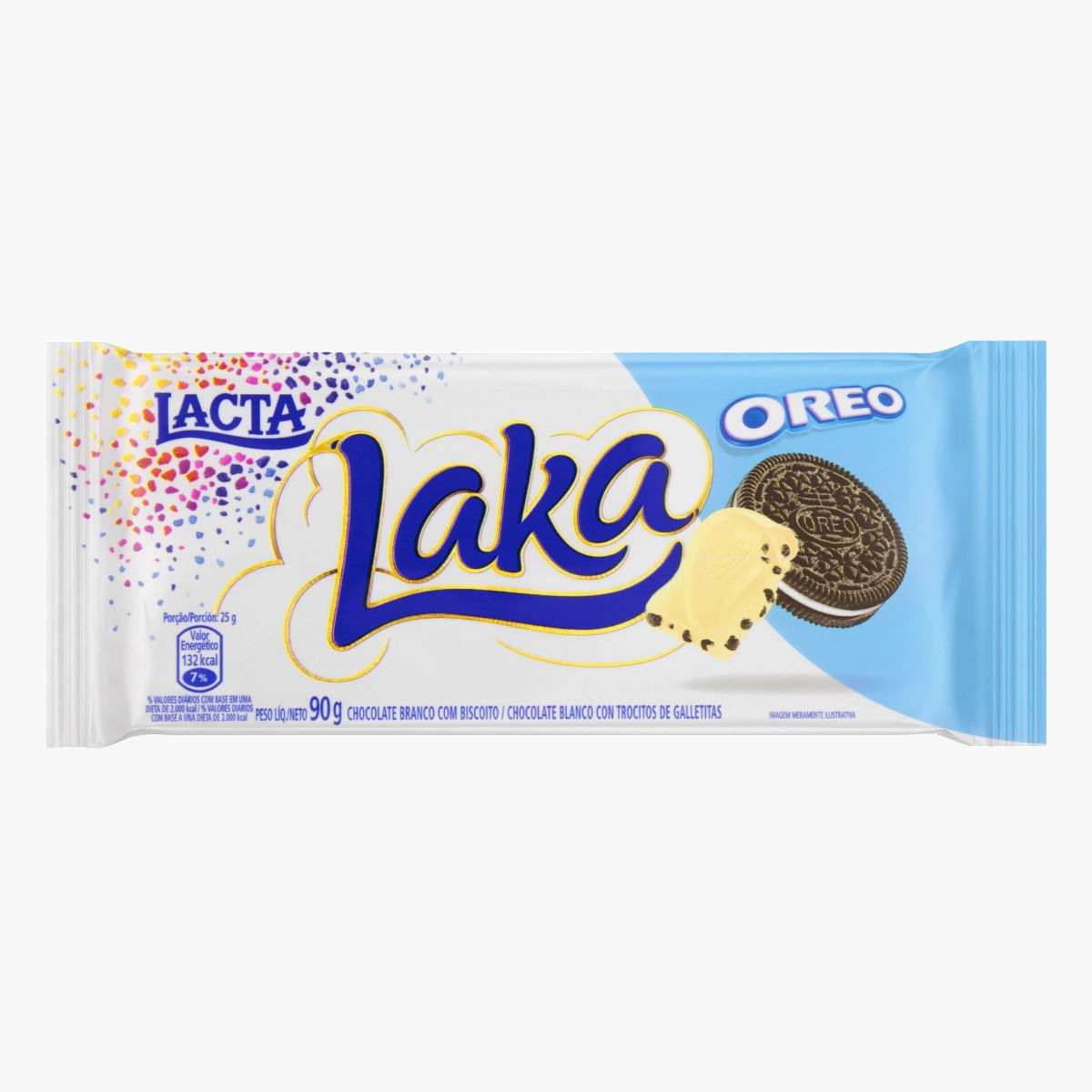 Chocolate Branco Oreo Lacta 90g | Compre online e receba em casa!