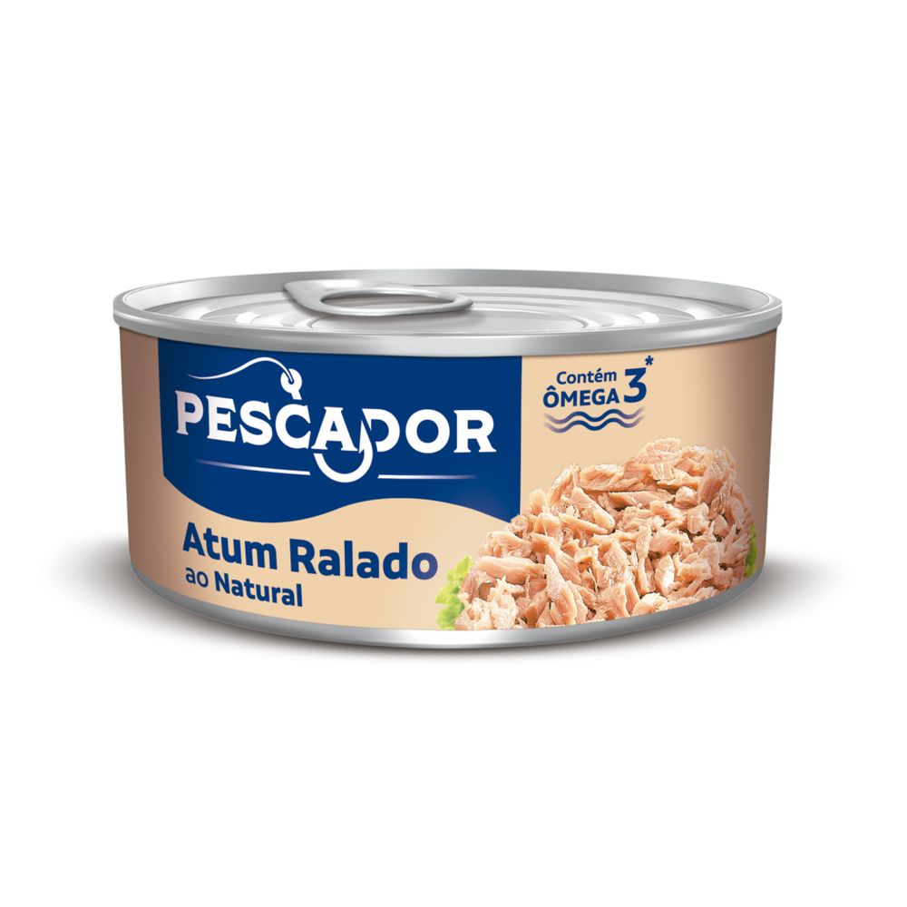 Atum Ralado ao Natural Pescador 140g | Compre online e receba em casa!