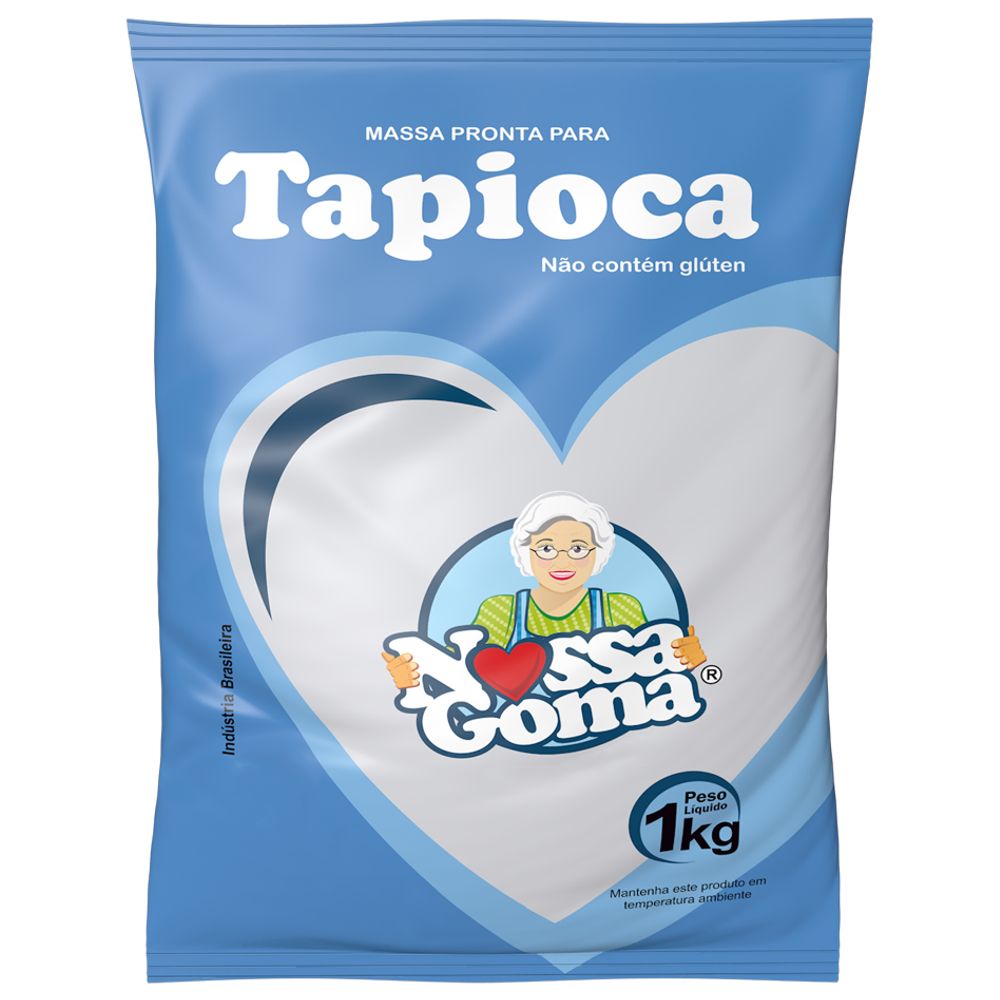 Tapioca Massa Pronta Nossa Goma 1kg