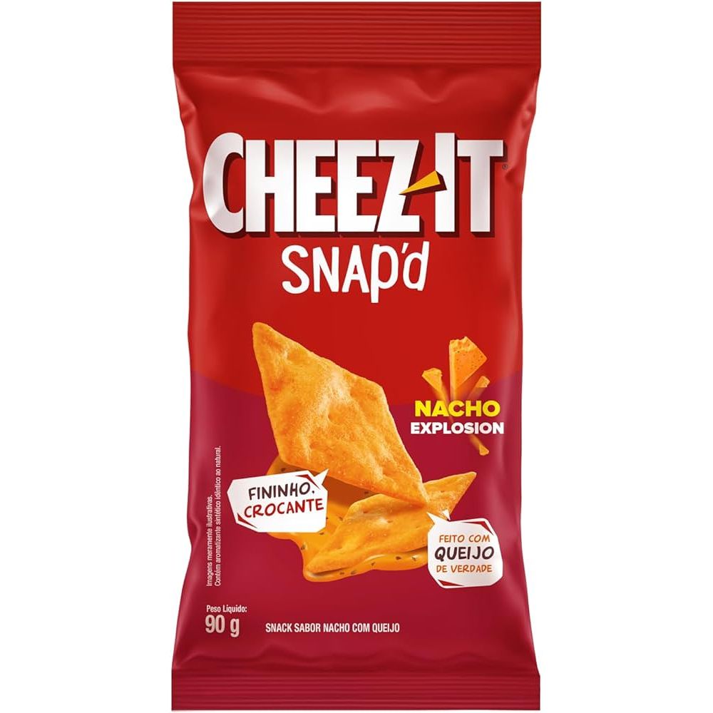 Snack Nacho Explosion Cheez-It Snap'd Pacote 75g