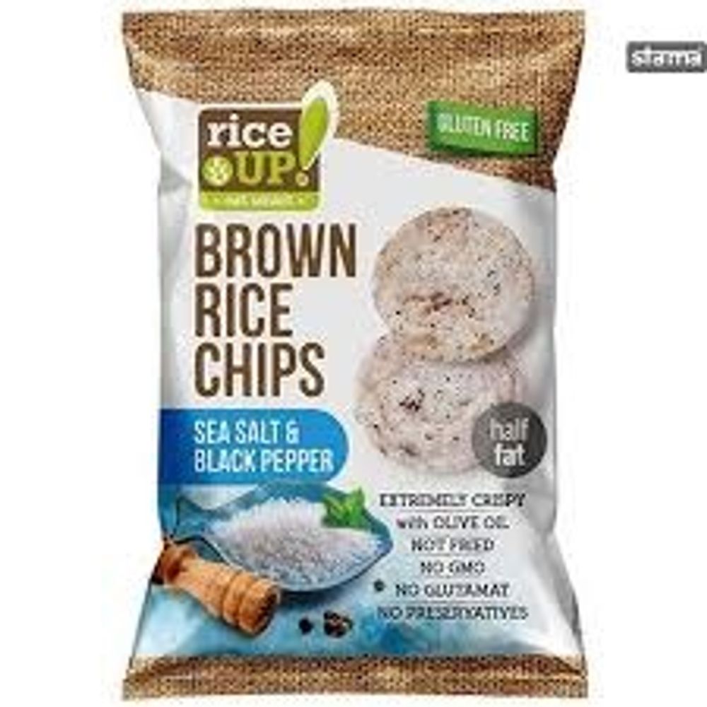 Salgadinho de Arroz sabor Sal e Pimenta Rice Up 60g | Compre online e ...
