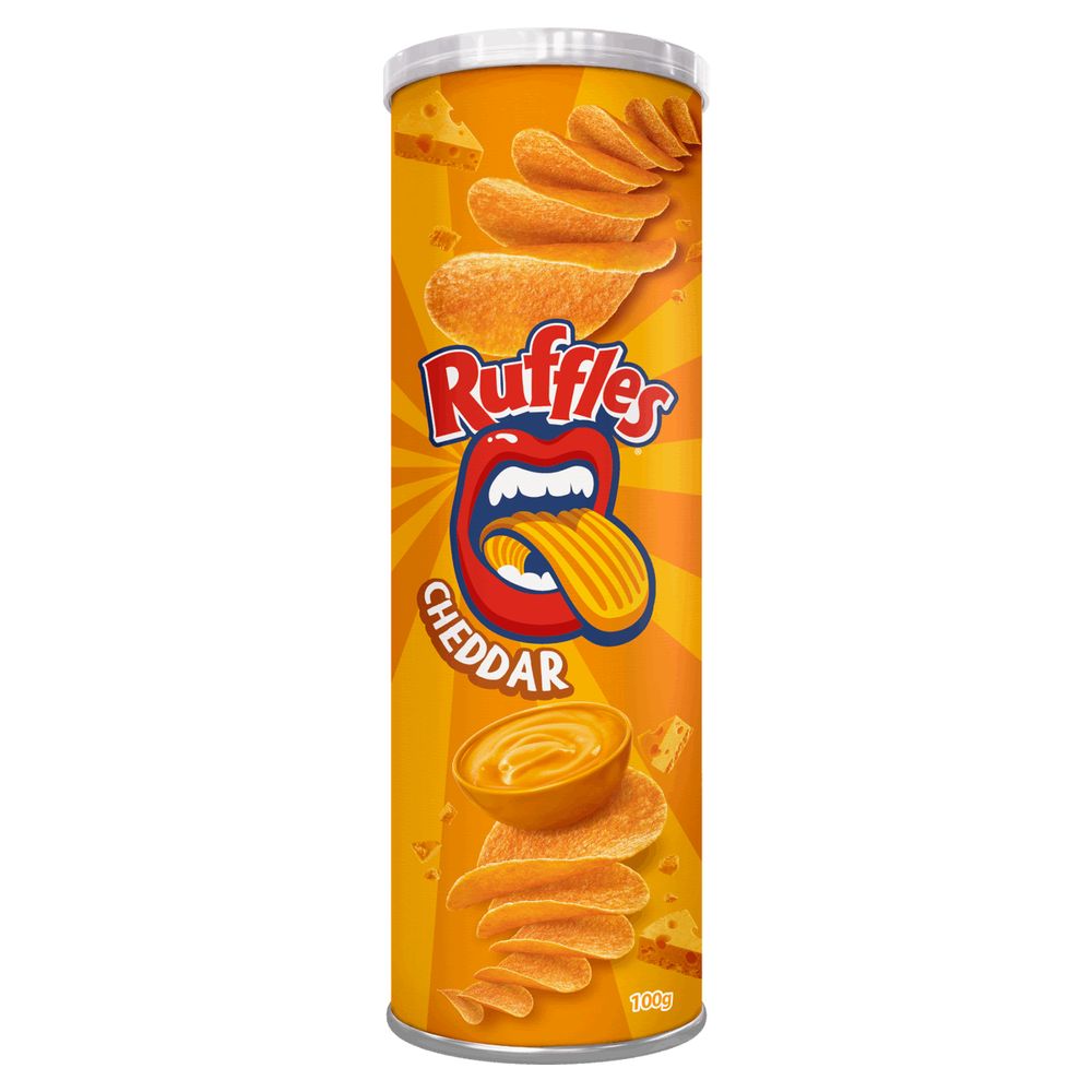Batata Frita Cheddar Ruffles Lata 100g | Compre online e receba em casa!