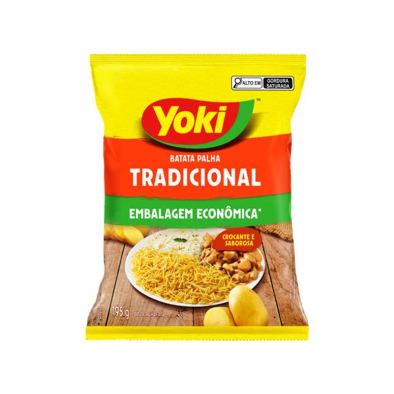 Batata Palha Tradicional Yoki 195g