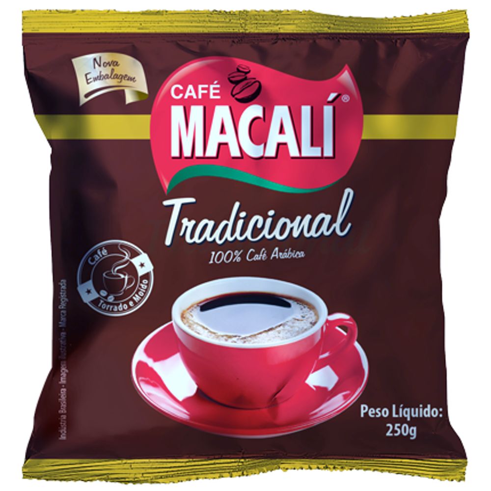 Café Tradicional Almofada Macali 250g | Compre online e receba em casa!